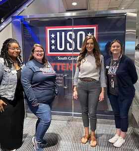 Affinity Group visits the USO SC – The Junior League of Columbia